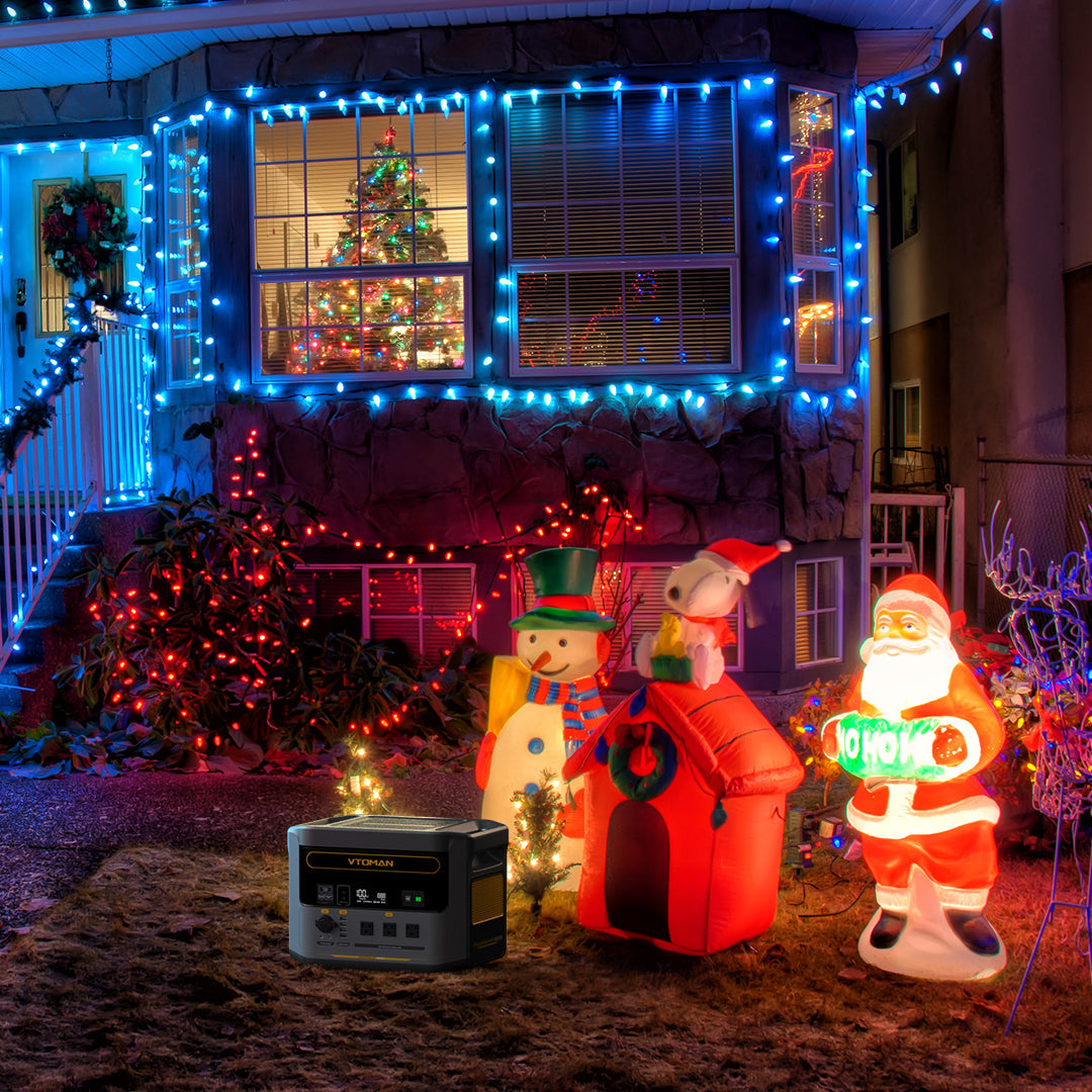 Portable Power Station: Power Your Christmas Lights – UK.VTOMAN