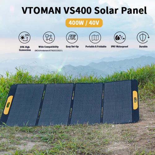 What Can a 400W Portable Solar Panel Run? – UK.VTOMAN