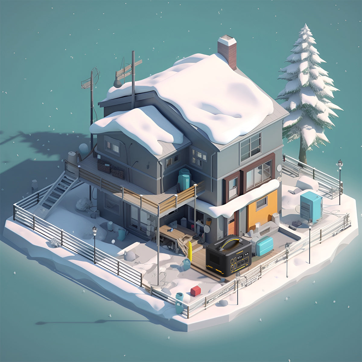 Using a Portable Power Station to Survive This Snow Storm Season – UK ...